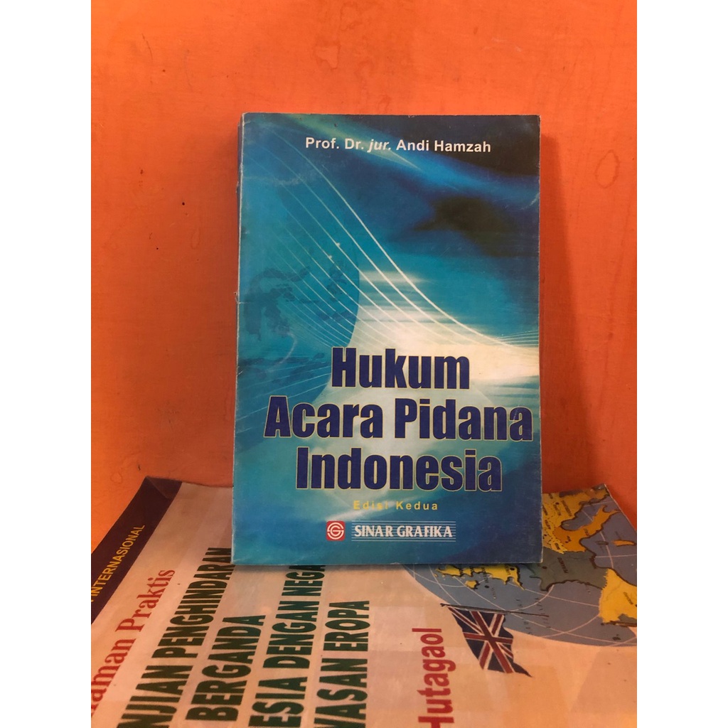 Jual BUKU HUKUM ACARA PIDANA INDONESIA EDISI KEDUA - PROF DR. ANDI ...