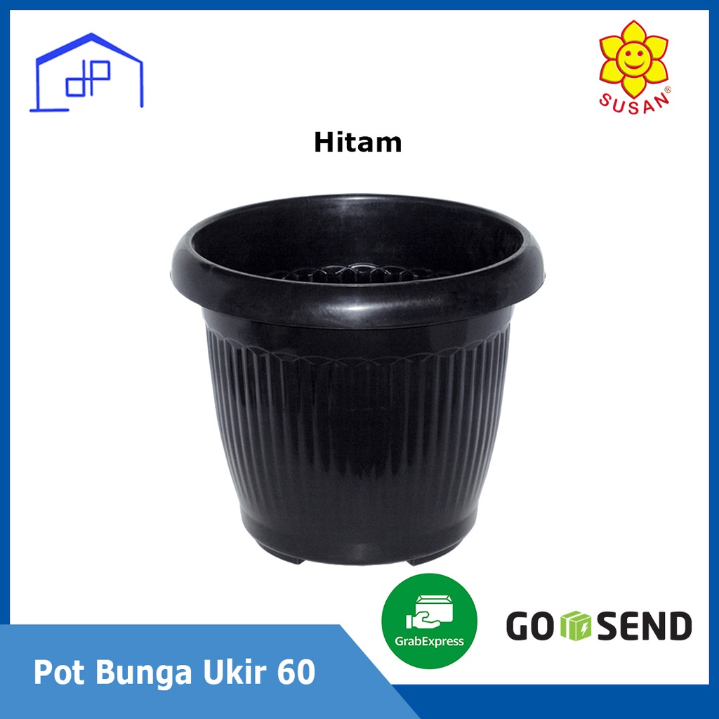 Jual Pot Bunga Ukir 60 cm/ Pot Bunga Plastik/ Pot Tanaman | Shopee ...