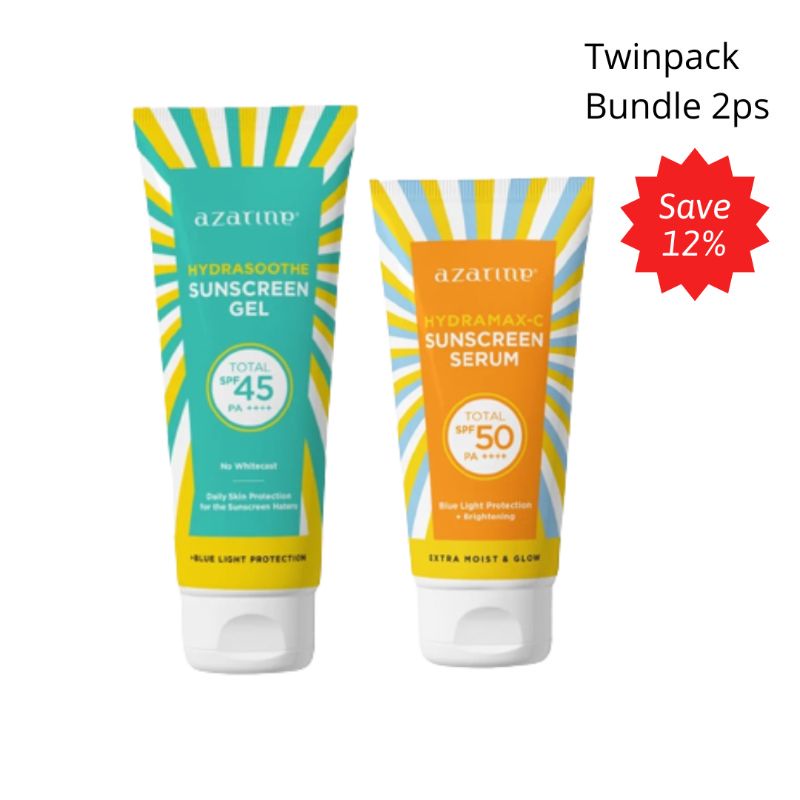 Jual Azarine Sunscreen Twinpack Bundle Package | Shopee Indonesia