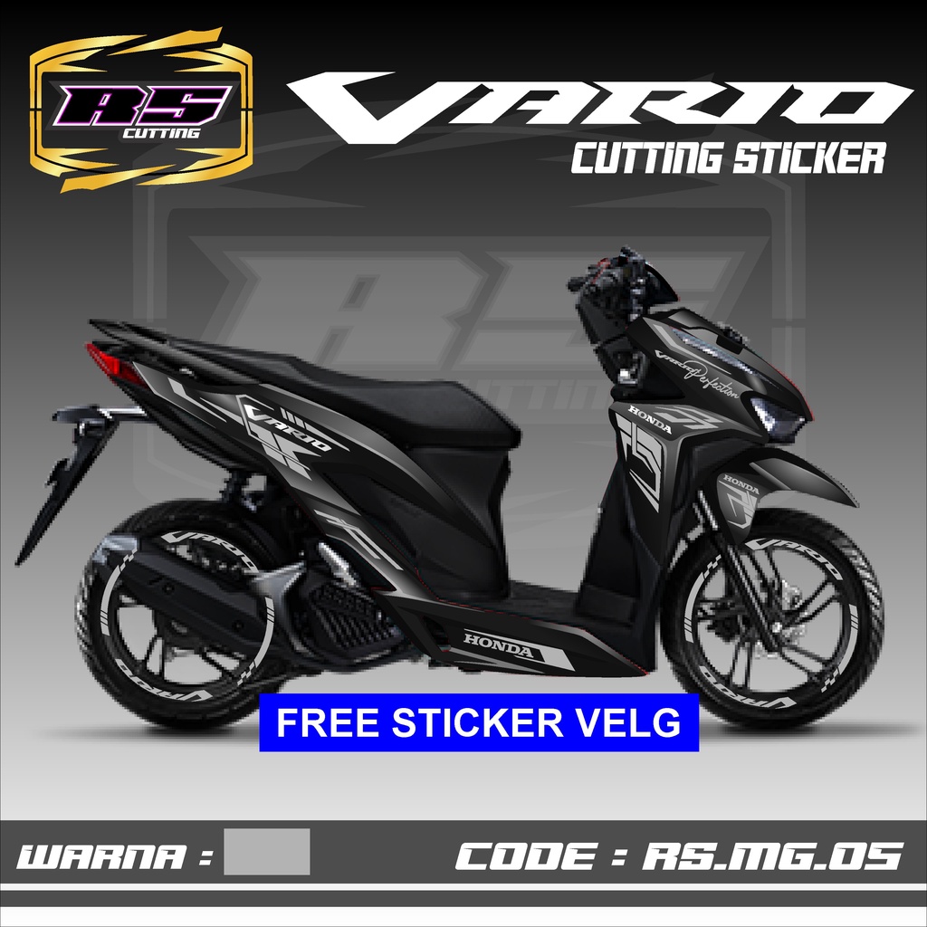 Jual Cutting Sticker Vario - Aksesoris Motor Cuting Honda Vario 125 ...