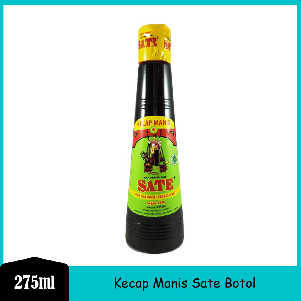 Jual KECAP MANIS CAP SATE BOTOL 275ML | Shopee Indonesia