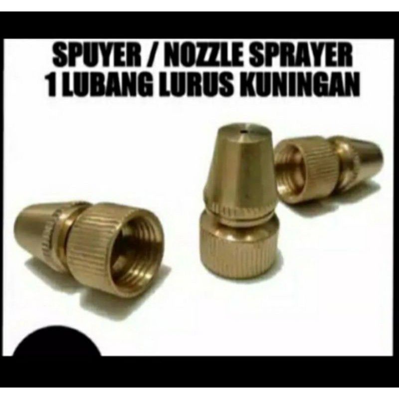 Jual Sprayer spuyer nozzle nosel nozel nozle lubang satu lurus | Shopee ...