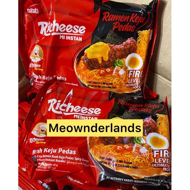 Jual Mie Instan Richeese Nabati 0 - 5 | Mie Ramen Keju | Mie Recheese ...