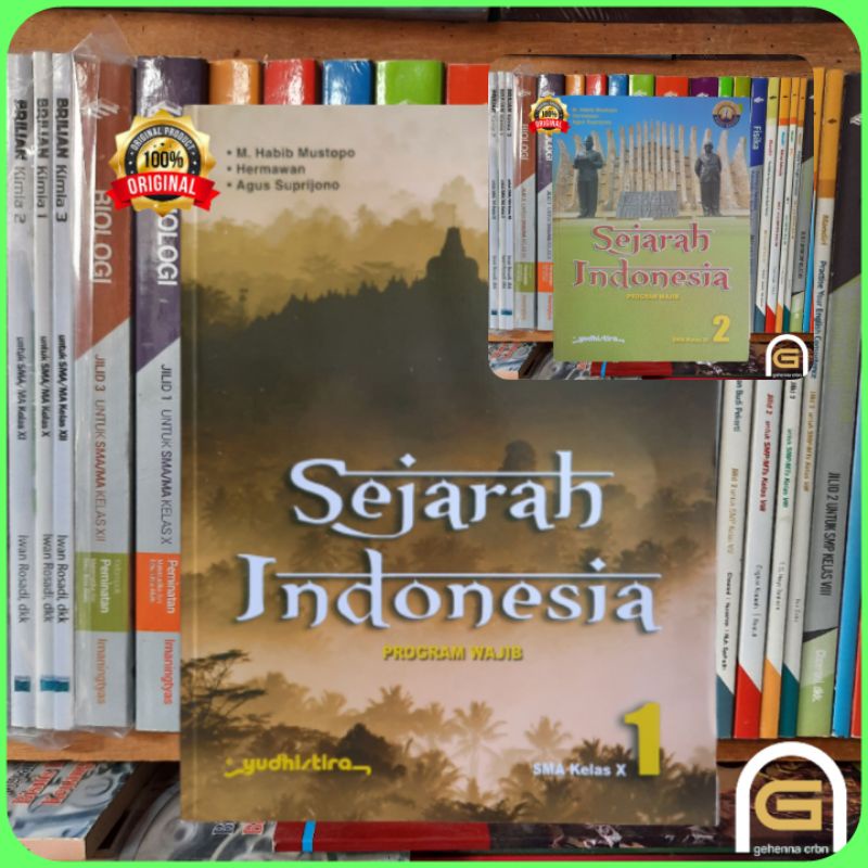 Jual Buku Sejarah Indonesia SMA Program Wajib Kur. 2013 Revisi Penerbit Yudhistira | Shopee ...
