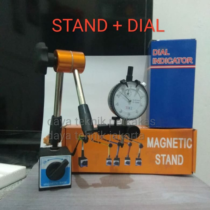 Jual STAND MAGNET DIAL FLEXIBLE + DIAL - MAGNETIC STAND DIAL INDICATOR ...