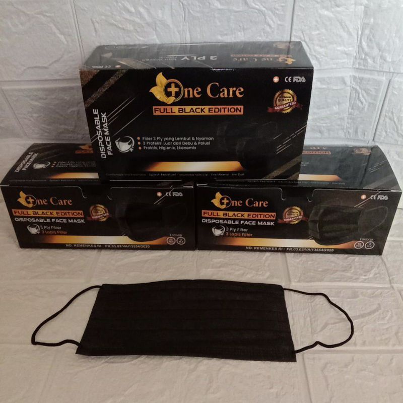 Jual Masker 3 Ply Earloop Non Medis Isi 50 Pcs One Care Shopee Indonesia