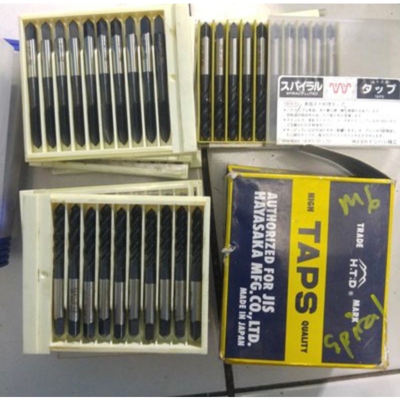 Jual tap mesin. tap spiral. tap ulir. tap machine m6x1.0. ISHIHASHI ...