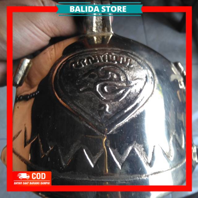 Jual Bel lonceng klontong sapi kuningan / brass doorbell cowbell jumbo ...