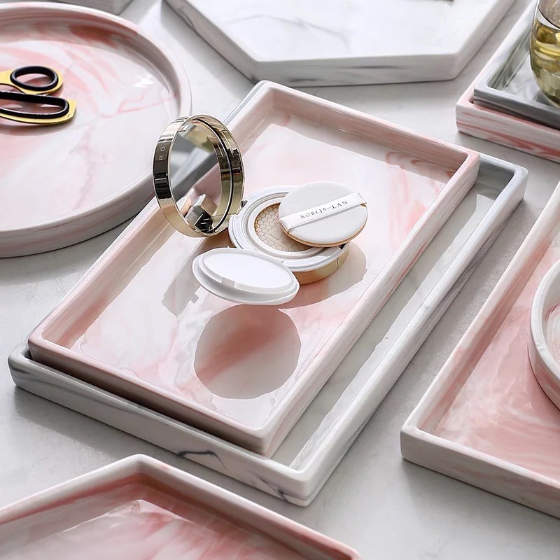 Jual Luxury Marble Organizer Tray | Shopee Indonesia