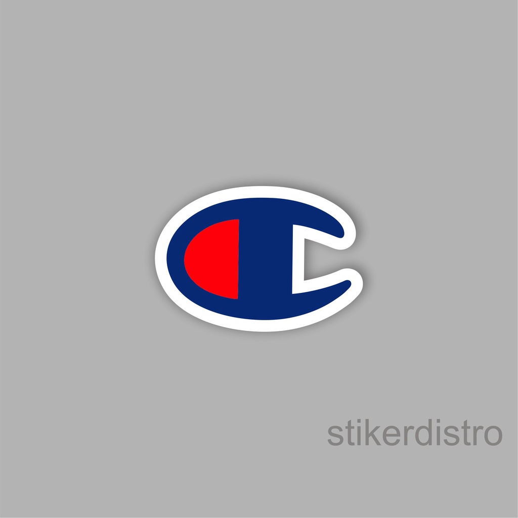 Jual Stiker Sticker C champion Blue Black White Case Phone Logo Brand ...