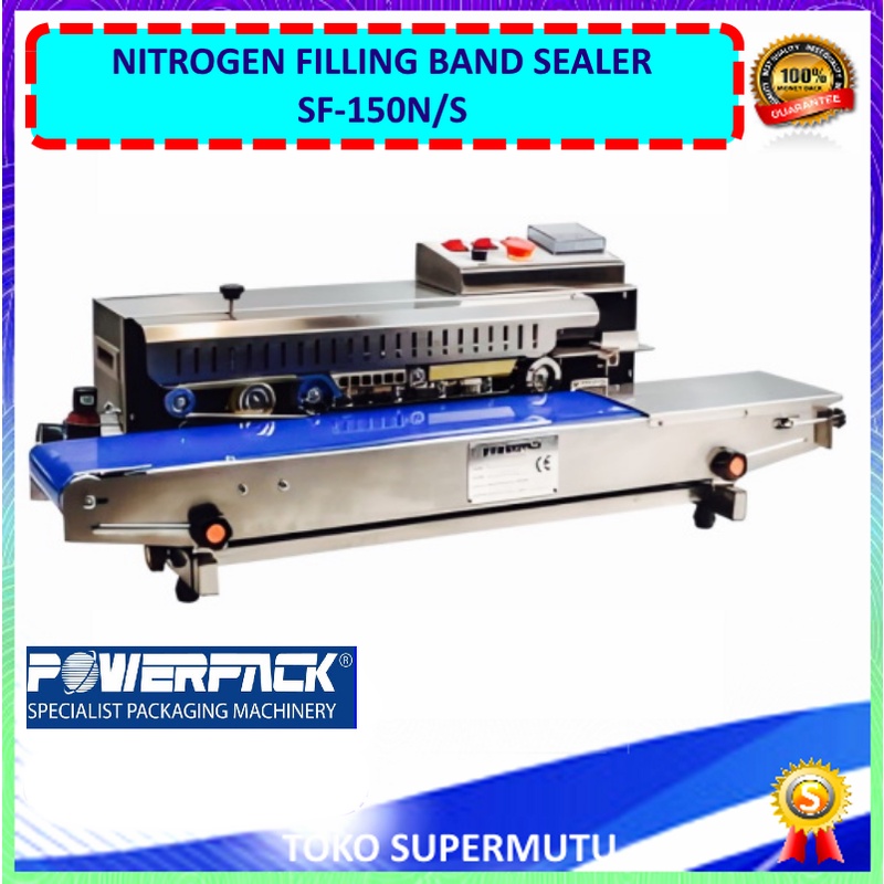 Jual Nitrogen Filling Band Sealer SF-150N/S Mesin Segel Plastik Isi ...