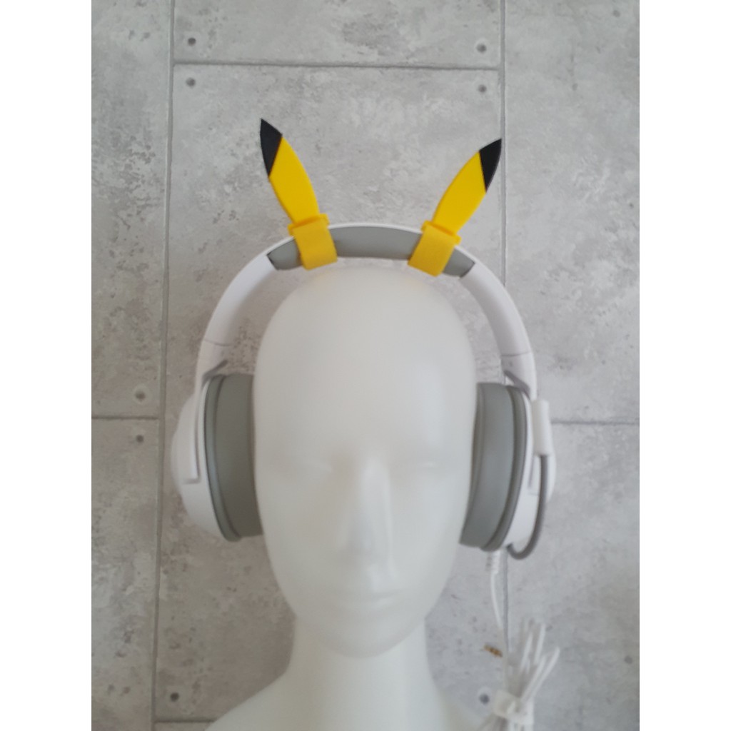 Jual Pikachu ears untuk headphone headset live streaming gaming ...