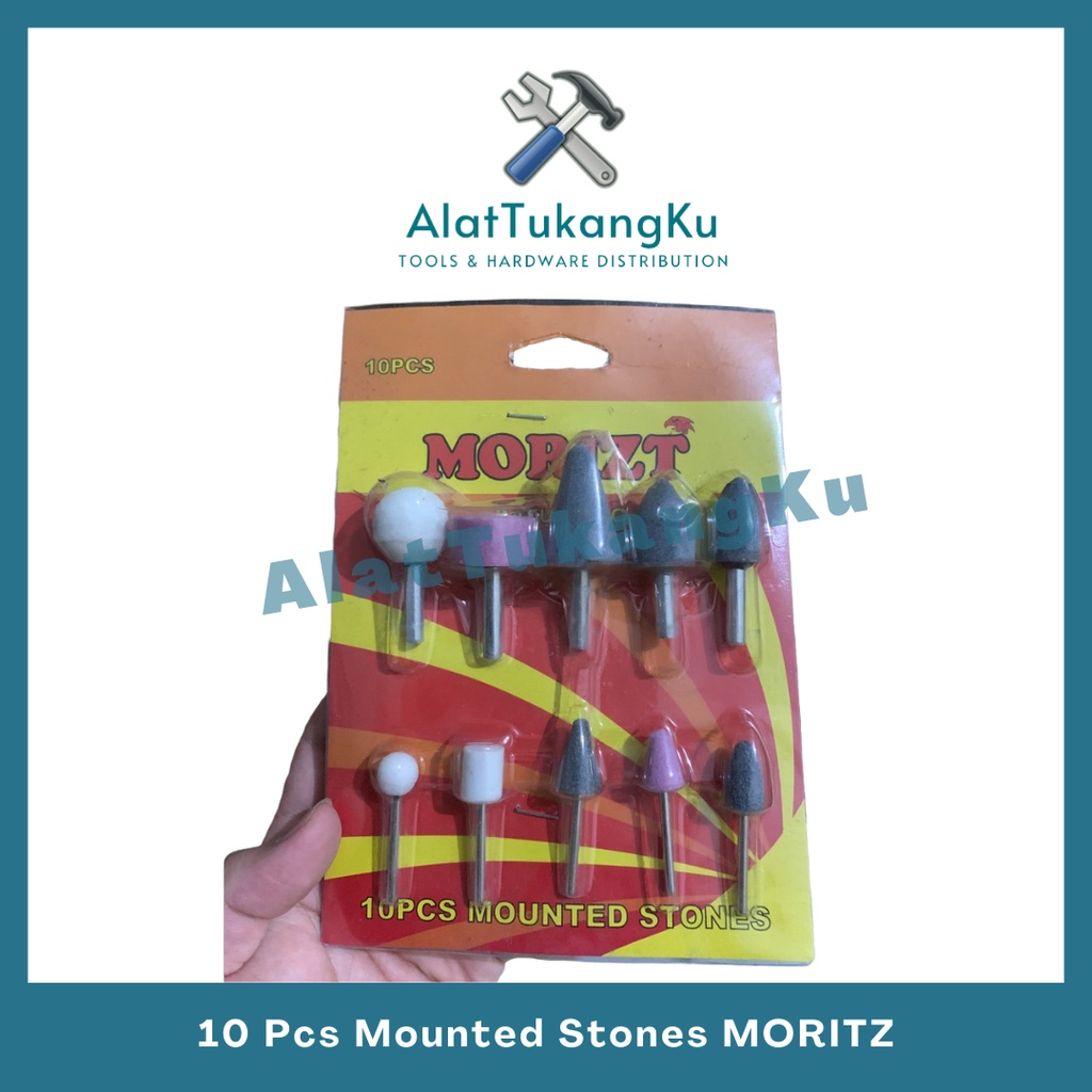 Jual Batu Osco 10 pcs / Mounted Stones / Mata bor batu mata gurinda ...