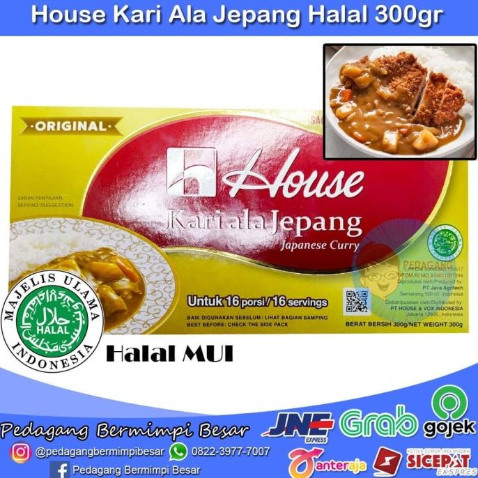 Jual House Kari Ala Jepang 300gr | Kari Blok Halal | Kari Jepang Halal ...