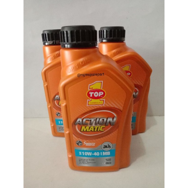 Jual OLI TOP 1 MATIC 0,8 LITER ACTION (SAE 10W-40 JASO MB) | Shopee ...