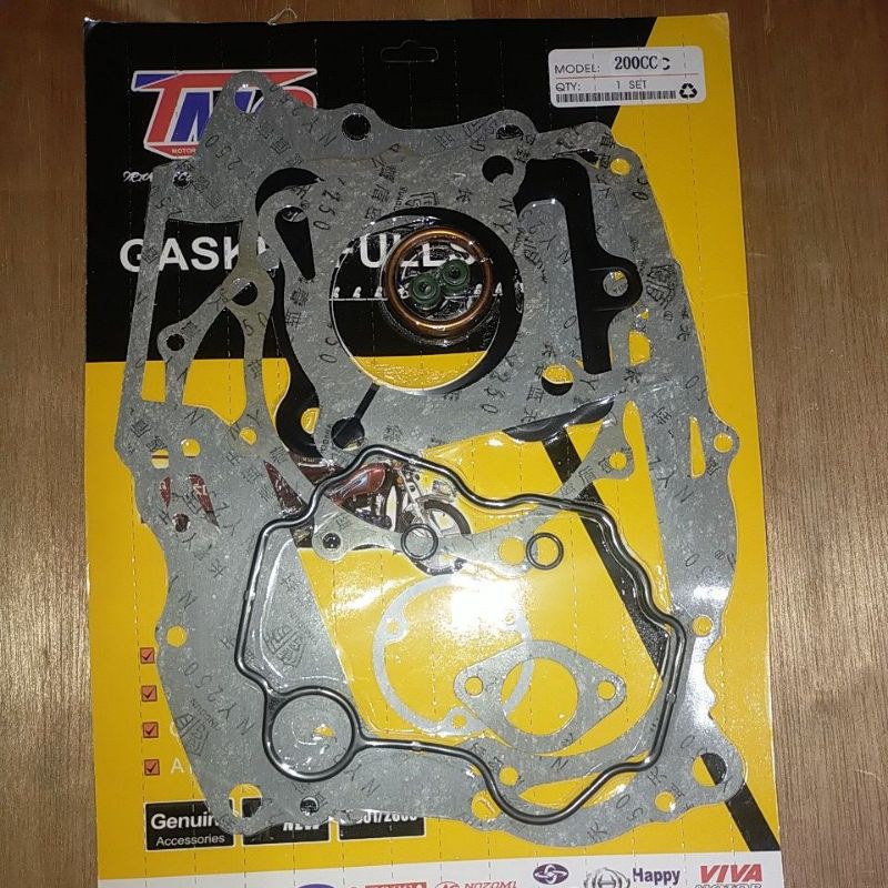Jual Perpak paking Gasket fullset komplit Viar karya 200Cc | Shopee Indonesia
