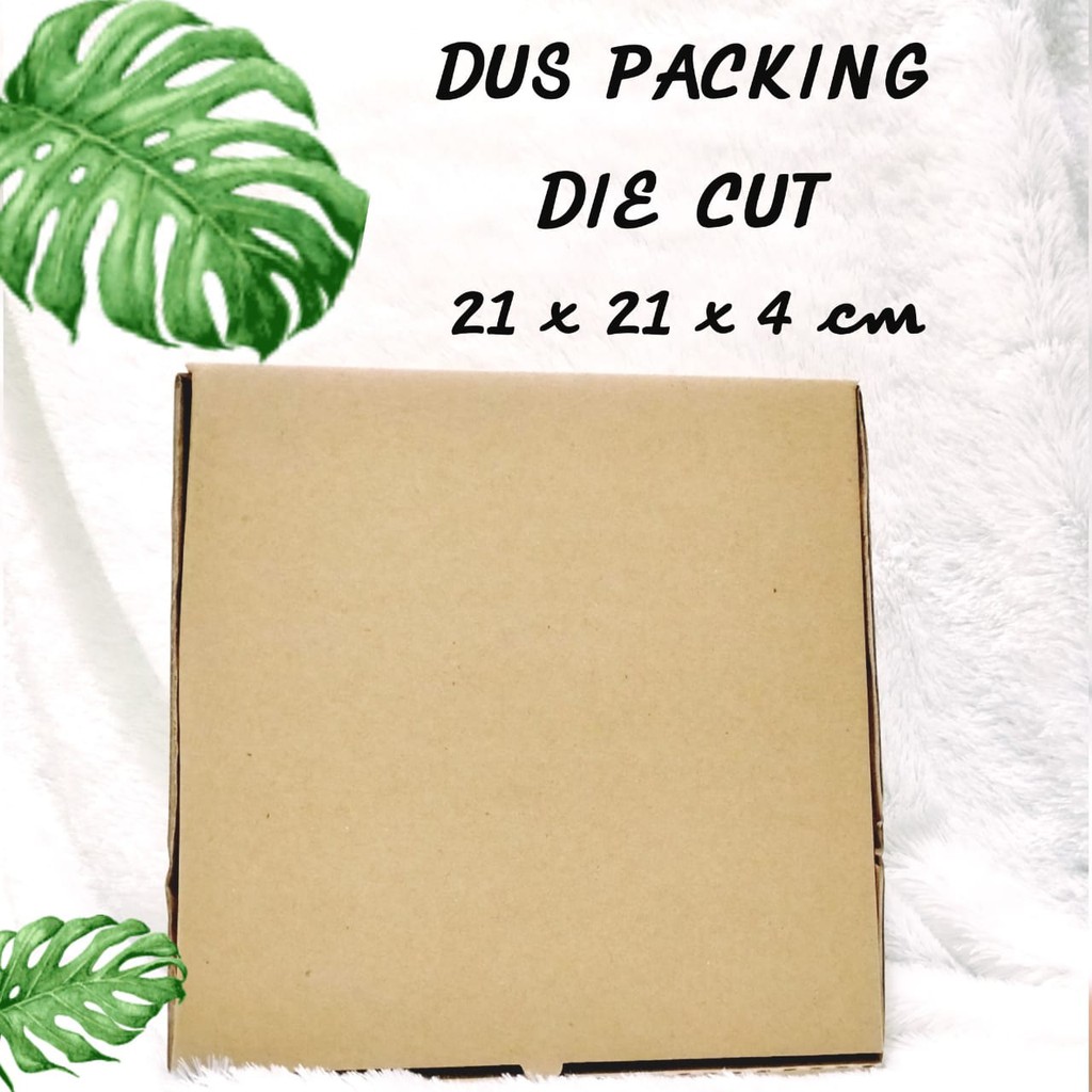 Jual (ISI 10 KARDUS) KARDUS PACKING UK. 21x21x4 DIE CUT TEBAL KOTAK DUS ...