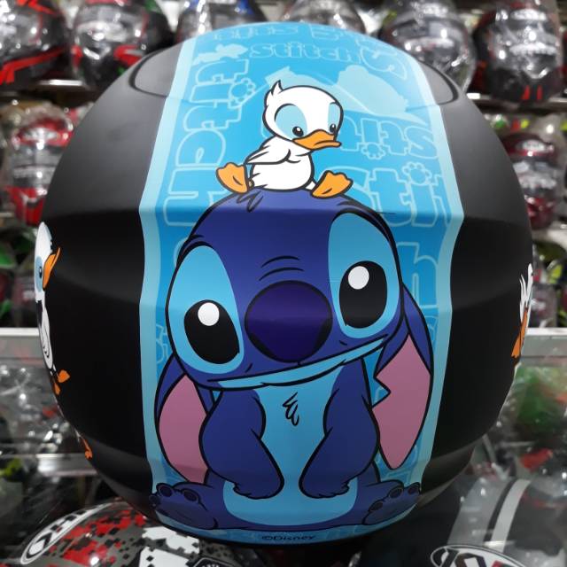 Jual Helm BMC Milan "Stitch" #5 Black Doff / Blue | Shopee Indonesia