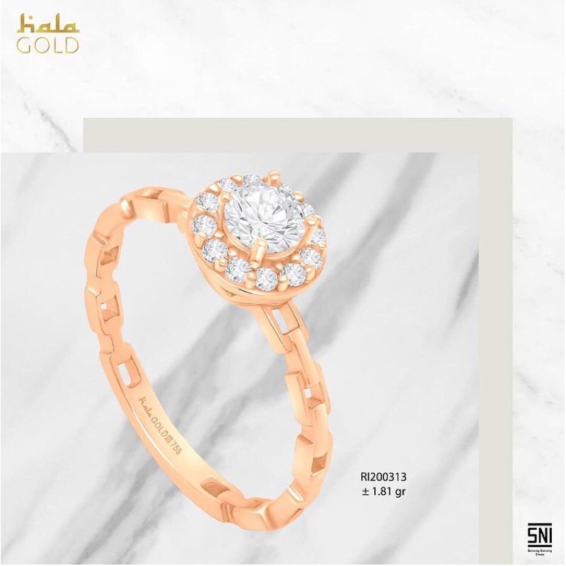 Jual Hala Gold Cincin Terikat Collection-RI200313 | Shopee Indonesia