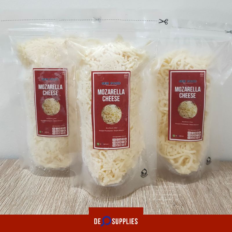 Jual Mozarella Cheese SenFood 250gr - Keju Mozzarella Parut shredded ...