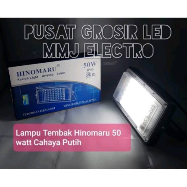 Jual Lampu Sorot Led Hinomaru 50 watt 50w /Flood Light 50w/Shooting Light 50w Hinomaru | Shopee ...