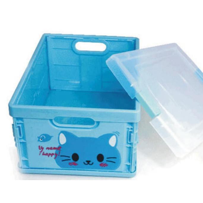 Jual Container Kotak Box Lipat Kecil Serbaguna Folding Plastik Praktis ...