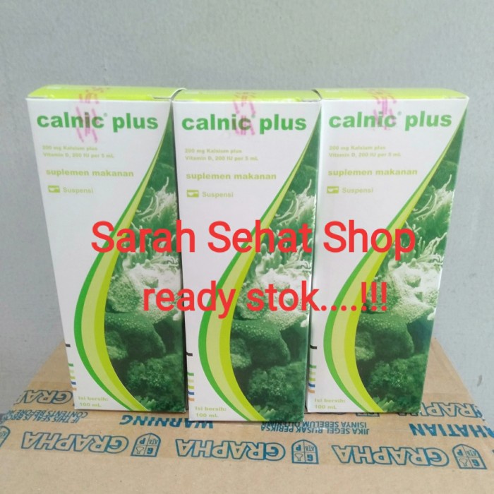 Jual LAINNYAKESEHATAN- CALNIC PLUS SYRUP 100ML -KESEHATAN-LAINNYA ...
