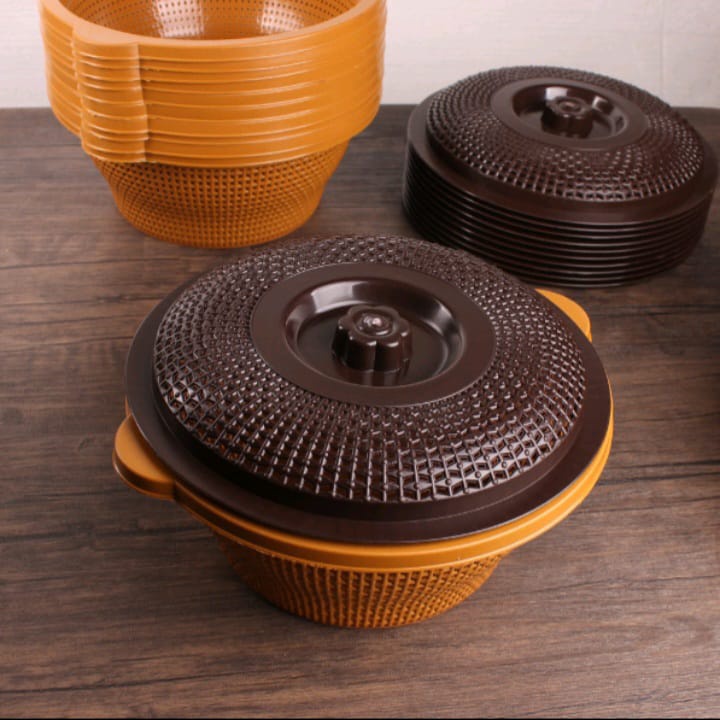 Jual TEMPAT NASI TUTUP - BAKUL NASI - WAKUL SERBAGUNA CAPPUCINO - WAKUL ...