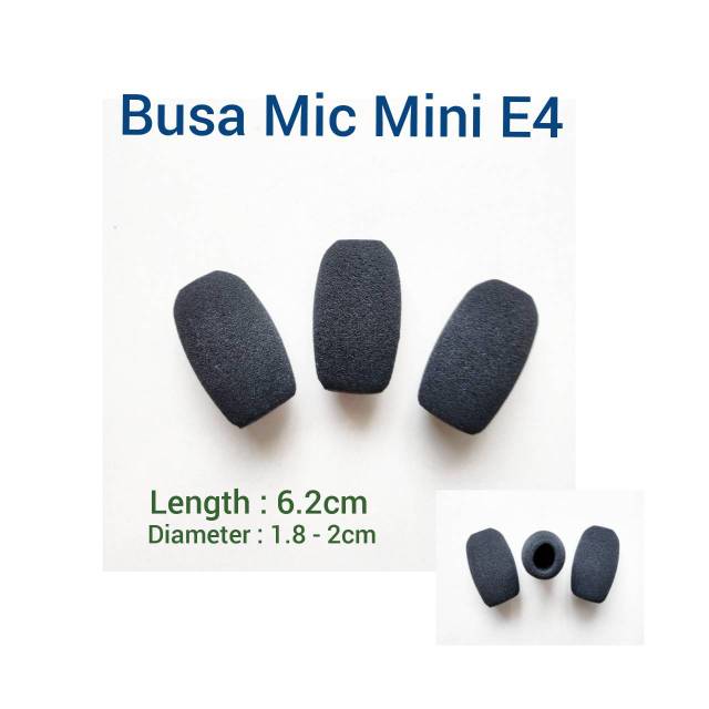 Jual Busa spon mic foam cover mini kecil mik condenser podium ...