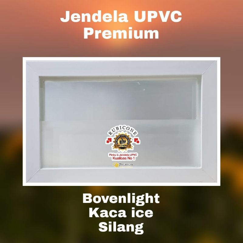 Jual Jendela Upvc Premium Bovenlight-Kaca Silang | Shopee Indonesia