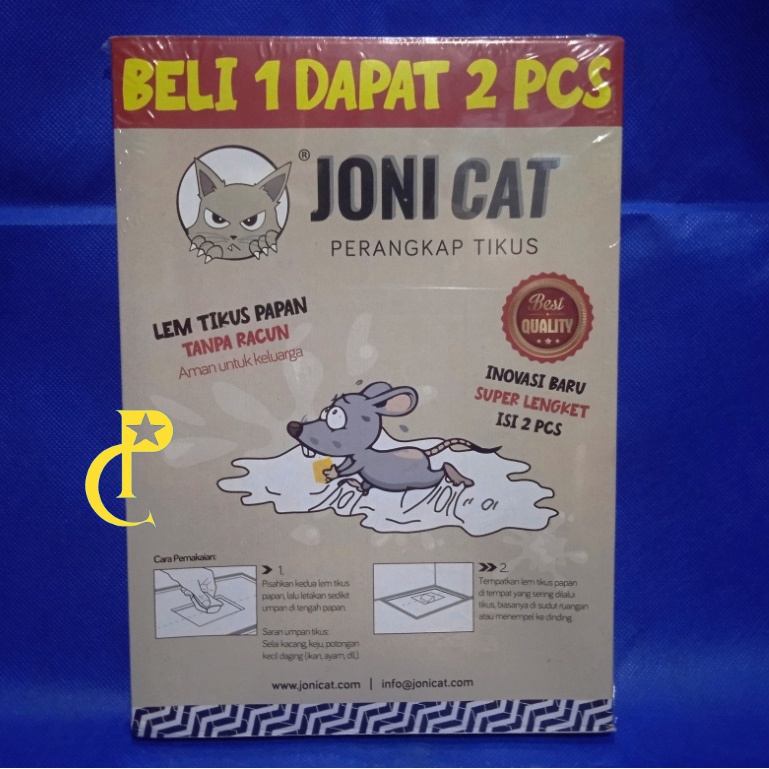 Jual Lem Papan Joni Cat Perangkap Tikus Praktis Mudah Aman Tidak ...