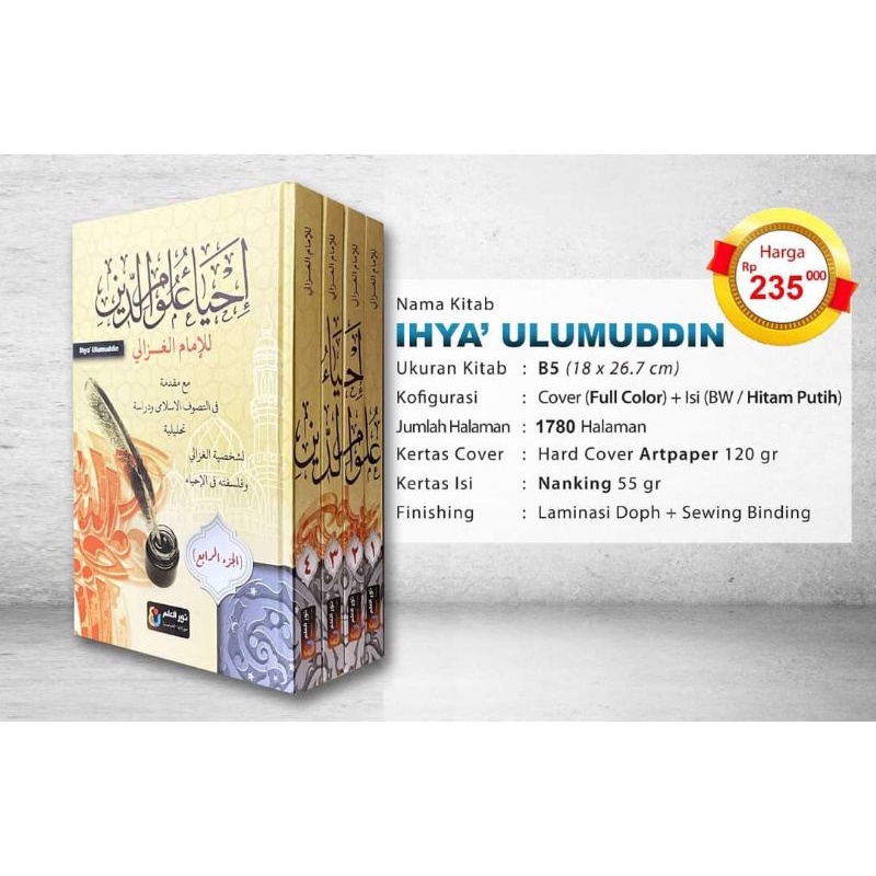 Jual kitab ihya ulumuddin kitab tasyawuf murah | Shopee Indonesia