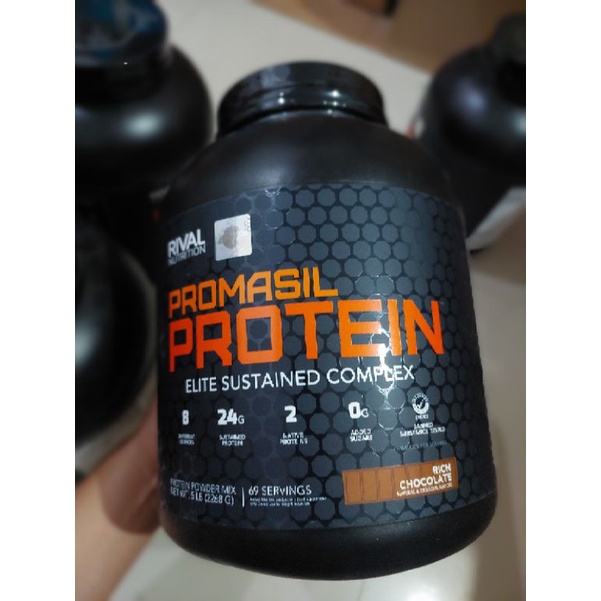 Jual RIVAL PROMASIL whey protein nutrition 5lbs 5lb elite protein blend ...