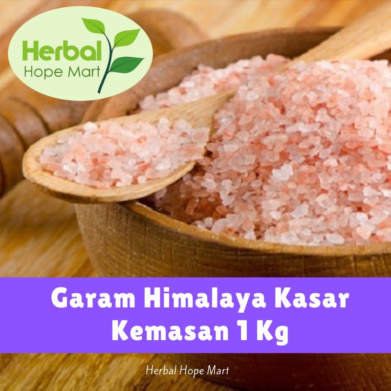 Jual Garam Himalaya Pink / Himalayan Pink Salt 1 Kg Kasar ( Herbal Hope ...