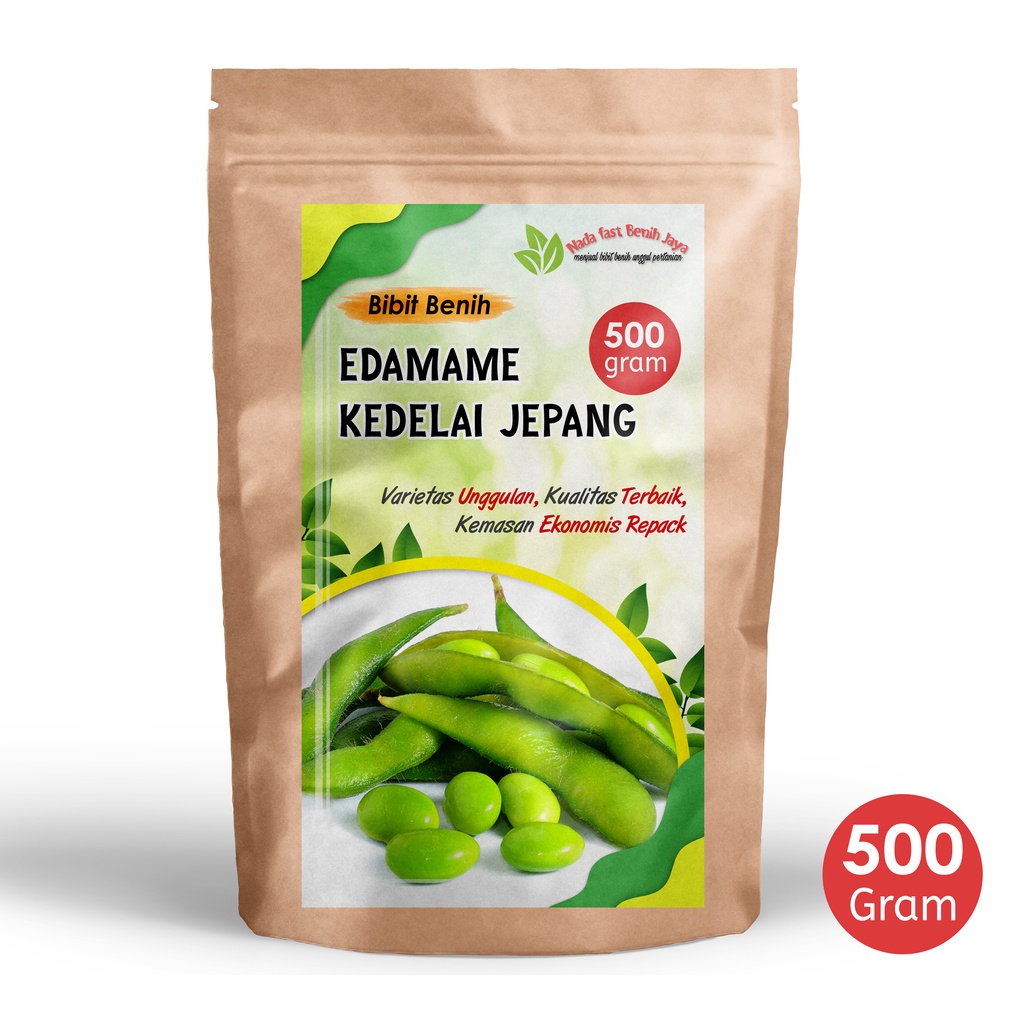 Jual Benih kedelai Edamame 500 gram pilihan / bibit kedelai jepang ...