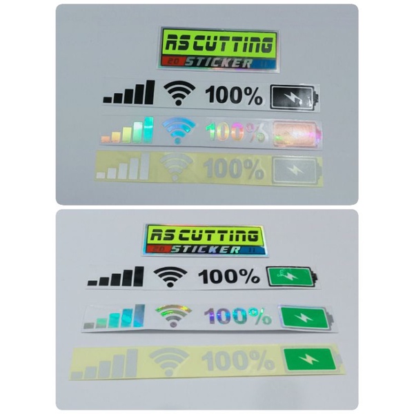 Jual STICKER BATERAI WIFI SINYAL HP PHONE BUAT MOBIL DAN MOTOR | Shopee ...