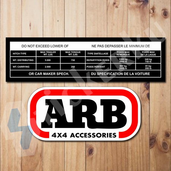 Jual STIKER ARB 4 X 4 + TOWING LOAD | Shopee Indonesia
