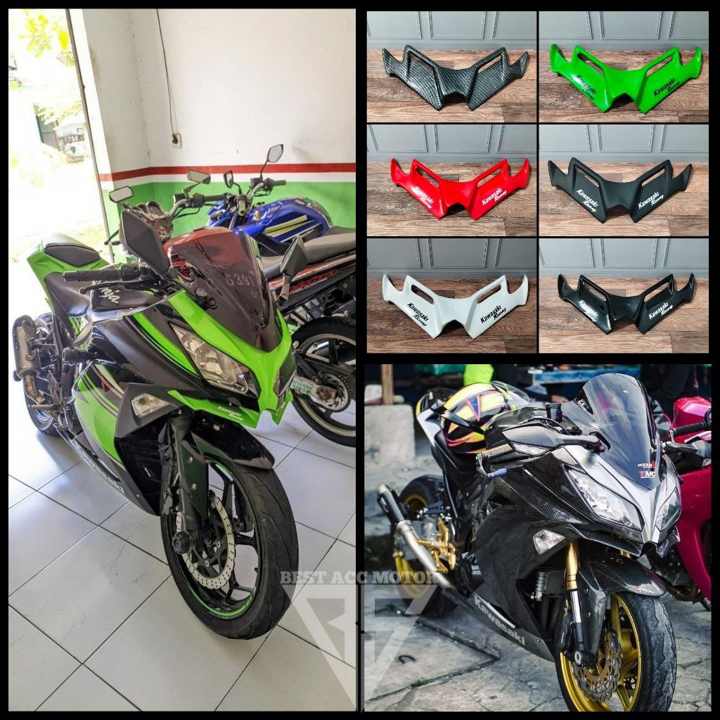 Jual WINGLET NINJA 250 FI 2013 2014 2015 2016 2017 WINGLET NINJA 250 FI ...