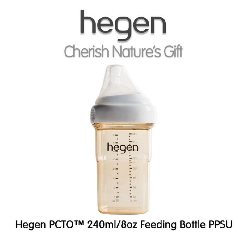 Jual HEGEN BOTOL SUSU PCTO feeding bottle PPSU 150ml / 240ml / 330ml - 2PACK | Shopee Indonesia