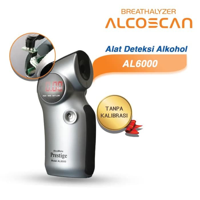 Jual ALCOSCAN BREATHALYZER AL6000 (PENDETEKSI KADAR ALKOHOL) / ALCOHOL ...