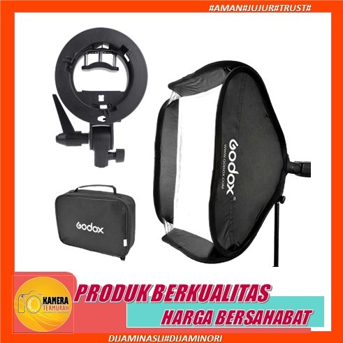 Jual Godox Softbox Flash Diffuser Tipe S 50x50 60x60 80x80 set | Shopee ...