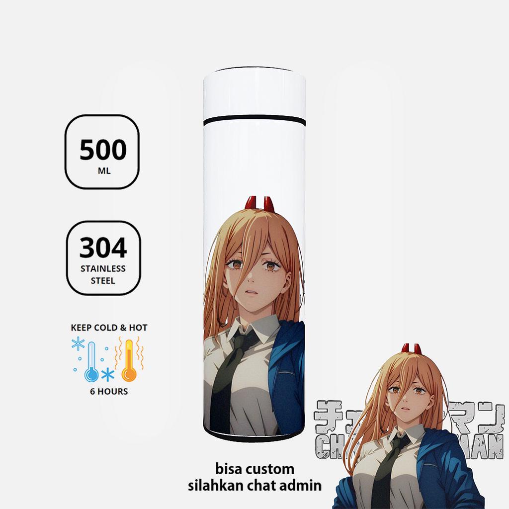 Jual PRD - Botol Minum Tumbler Power Botol Minum Anime Chainsaw Man ...