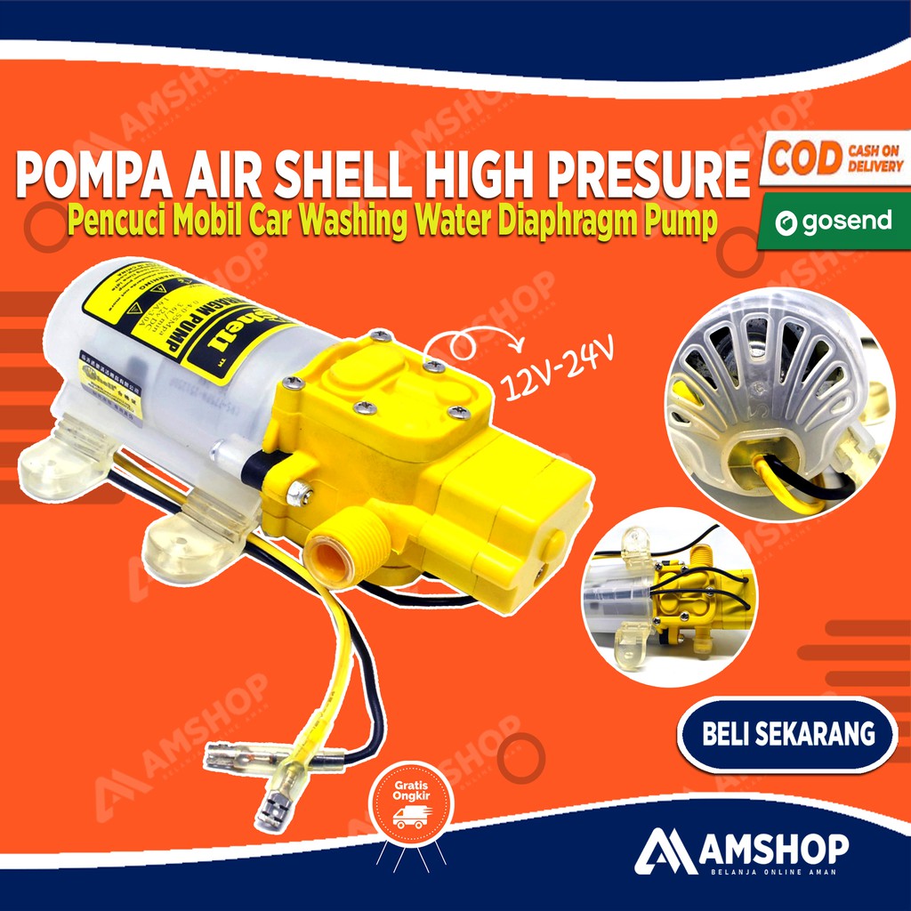 Jual Pompa Air Pencuci Mobil Shell High Pressure Car Washing Water ...