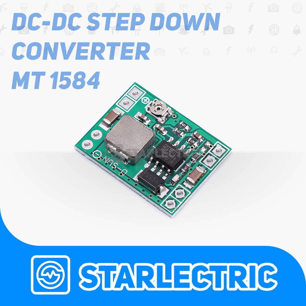 Jual Step Down MP1584 Mini Buck Converter MP 1584 3A 4.5-28V TO 0.8-20V ...