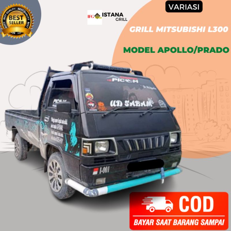 Jual grill l300 apollo/prado grill variasi l300 custom list crome ...