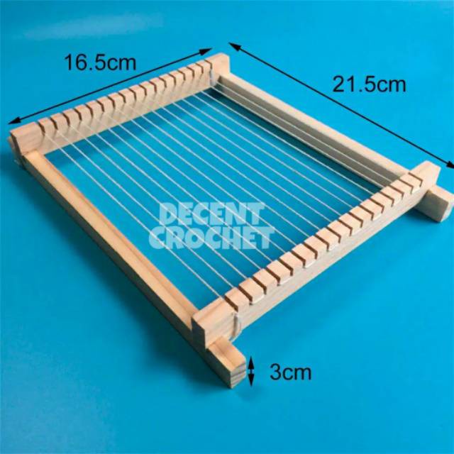 Jual Mini Weaving Kit / Alat Tenun Mini / Wooden Weaving Kit AR012 ...