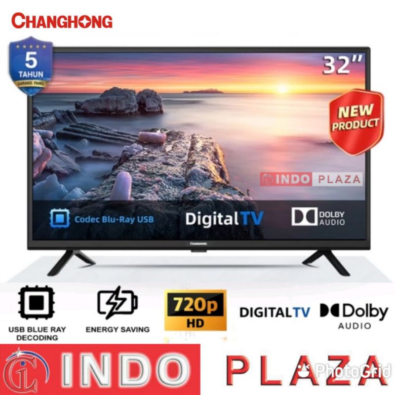 Jual TV CHANGHONG 32 Inch DIGITAL L32G5W | Shopee Indonesia