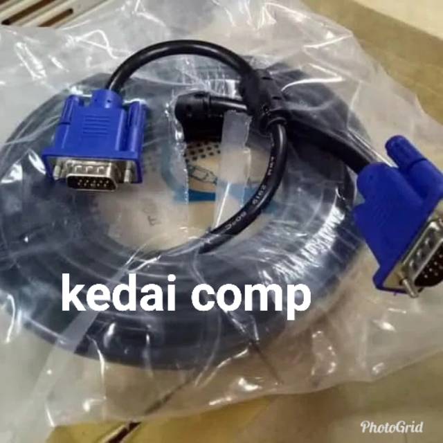 Jual Kabel VGA 10M - Vga Cable Male to Male 10 Meter | Shopee Indonesia