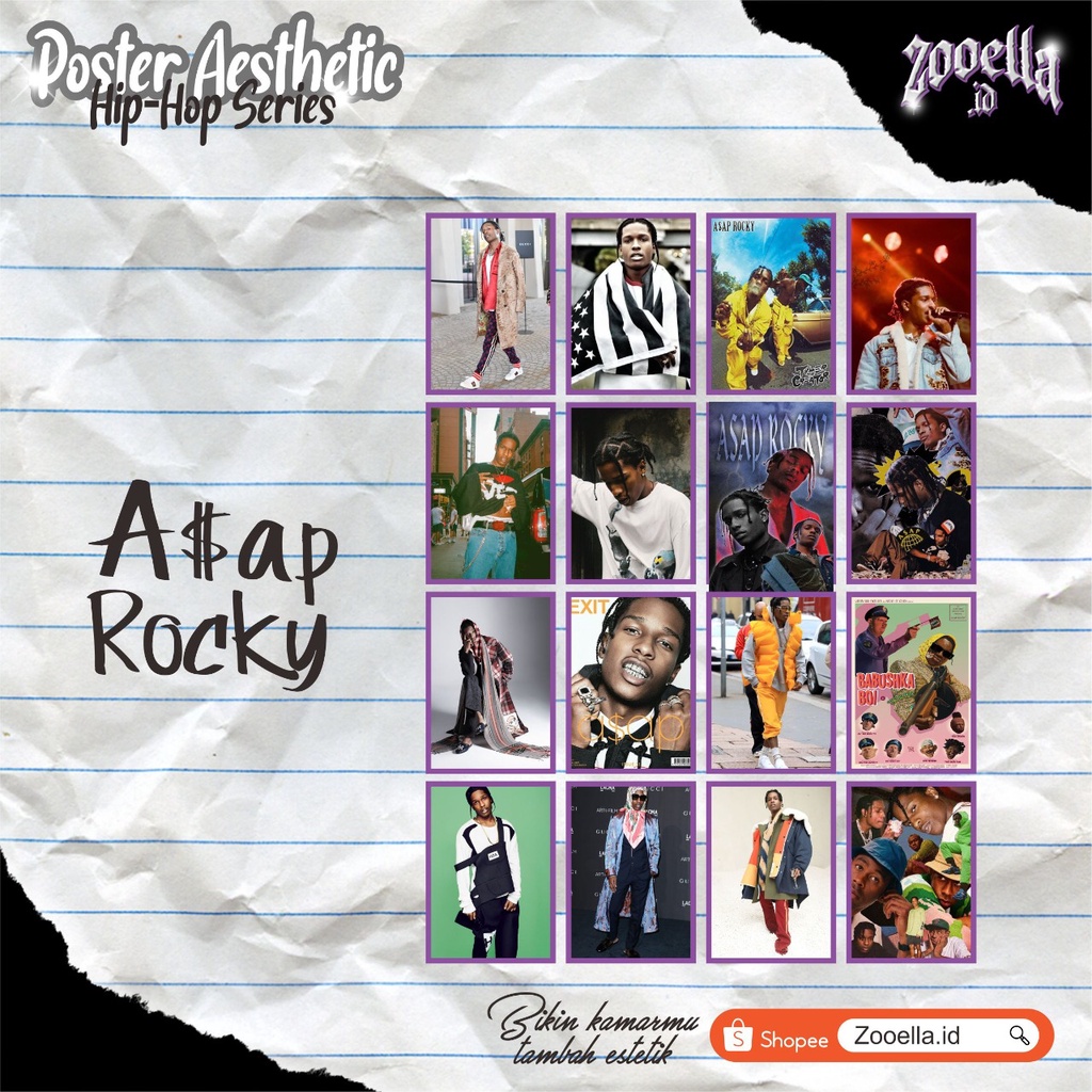 Jual POSTER AESTHETIC HIP-HOP SERIES NEW SCHOOL/POSTER DINDING ...
