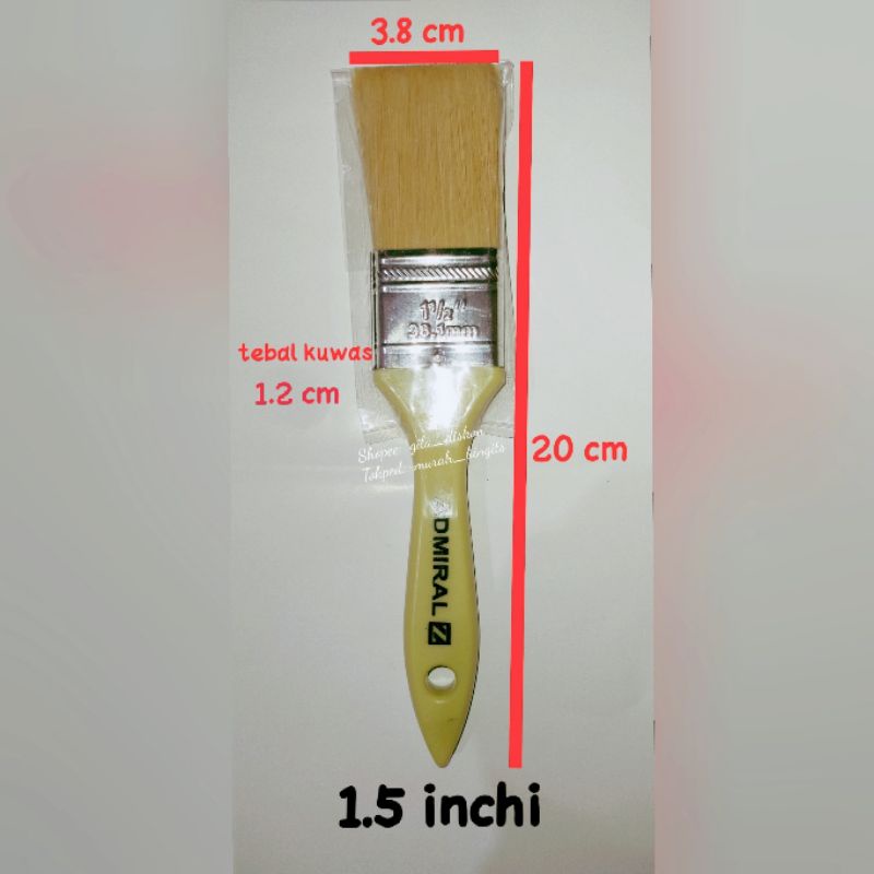 Jual Kuwas/ kuas cat tembok TEBAL & ANTI RONTOK | Shopee Indonesia